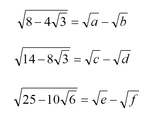 MEDIAN Don Steward mathematics teaching: square roots of surds