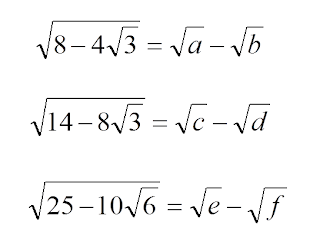 MEDIAN Don Steward mathematics teaching: square roots of surds