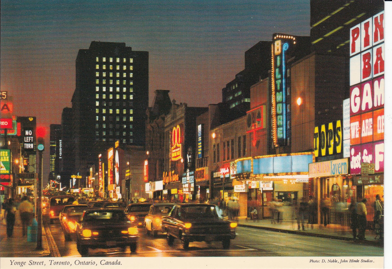 The Left Chapter: 10 Vintage Toronto Postcard Streetscapes (and one ...