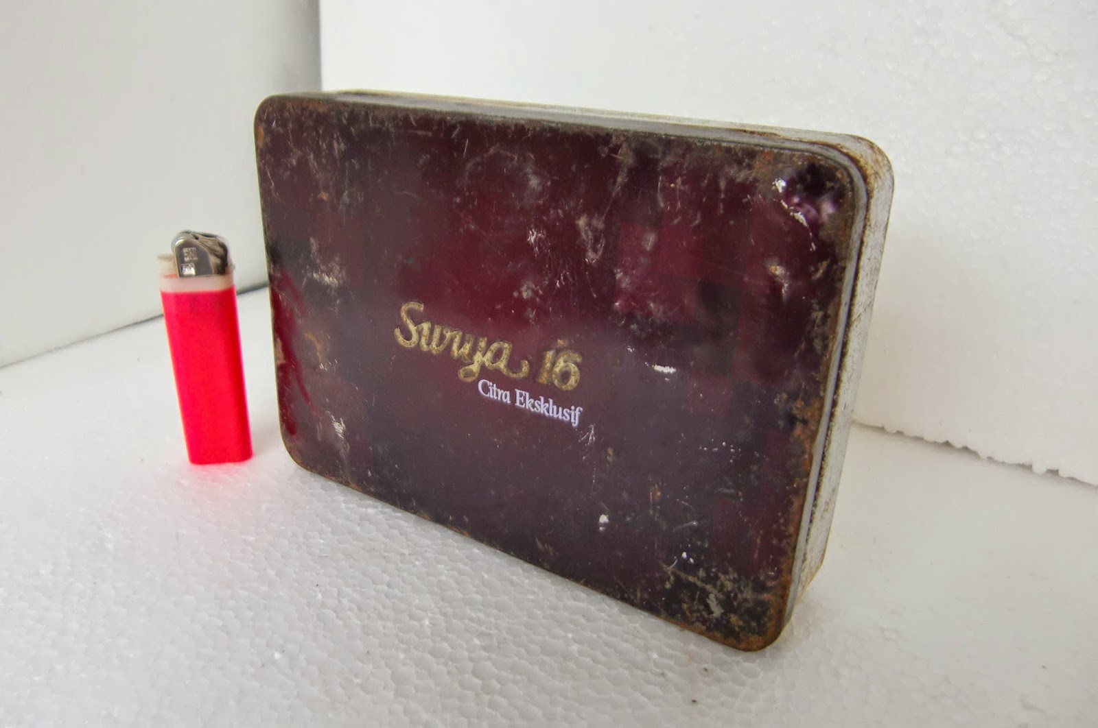 CILEGON ANTIK: Kaleng Rokok Surya 16 Citra Eksclusif
