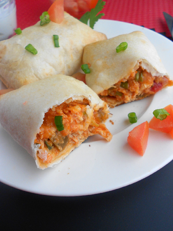 Baked Chicken Chimichangas - Confessions of a Confectionista