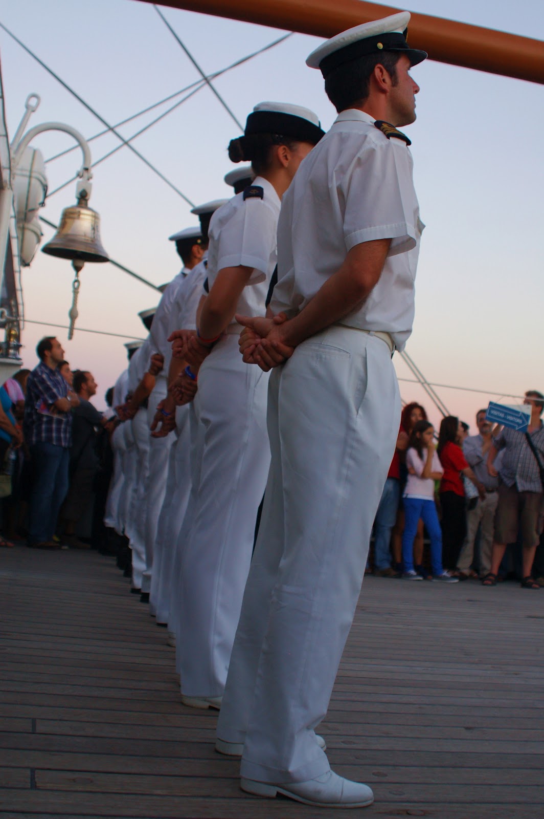 Vida de Mulher aos 40: Arriar da Bandeira a bordo da Sagres