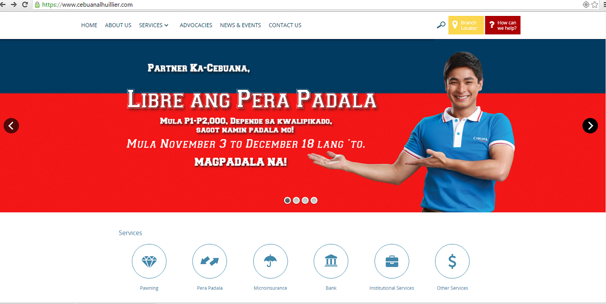 Just Passing Thru: Cebuana Lhuillier: Enabling Access to Financial ...
