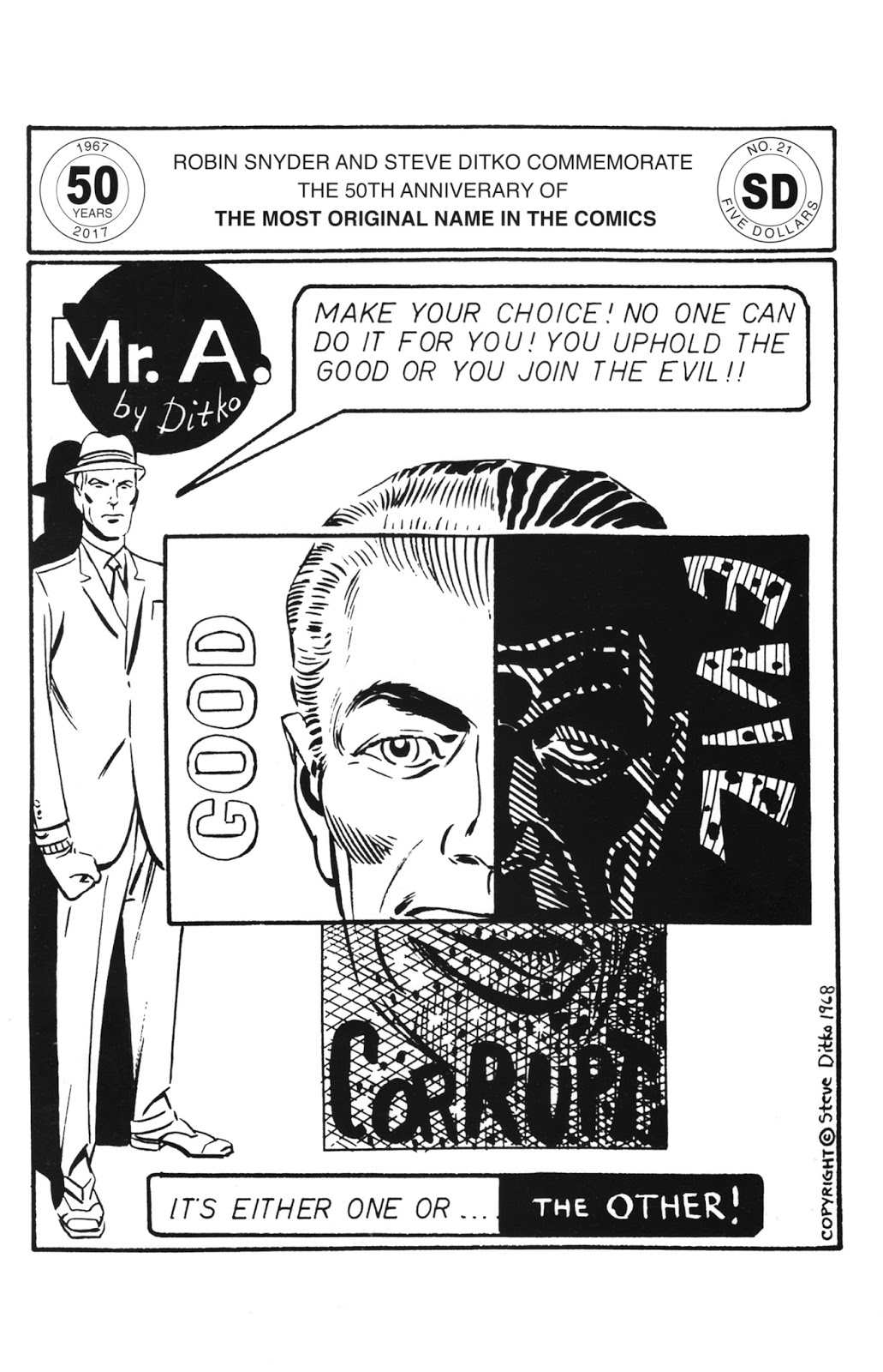 Ditko Comics: New Ditko - MR. A. #21