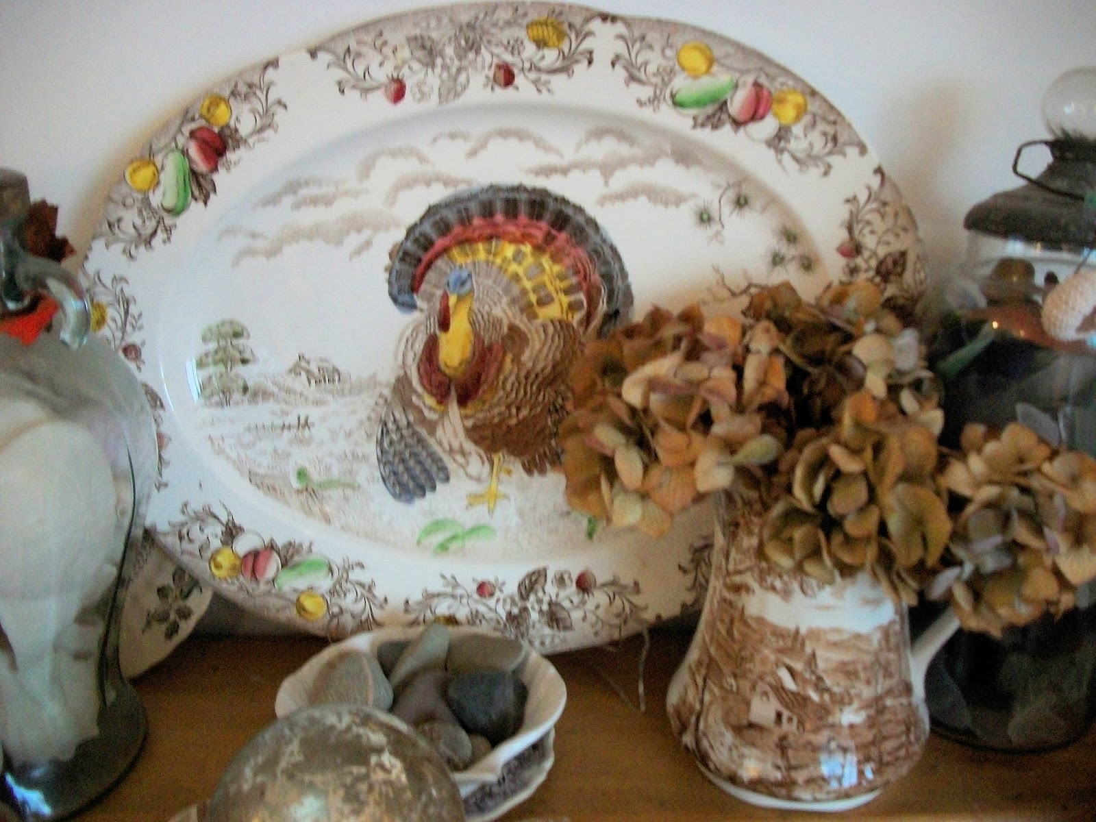 Gone To The Beach: Turkey Plates Plates of Turkey - Happy Thanksgiving ...