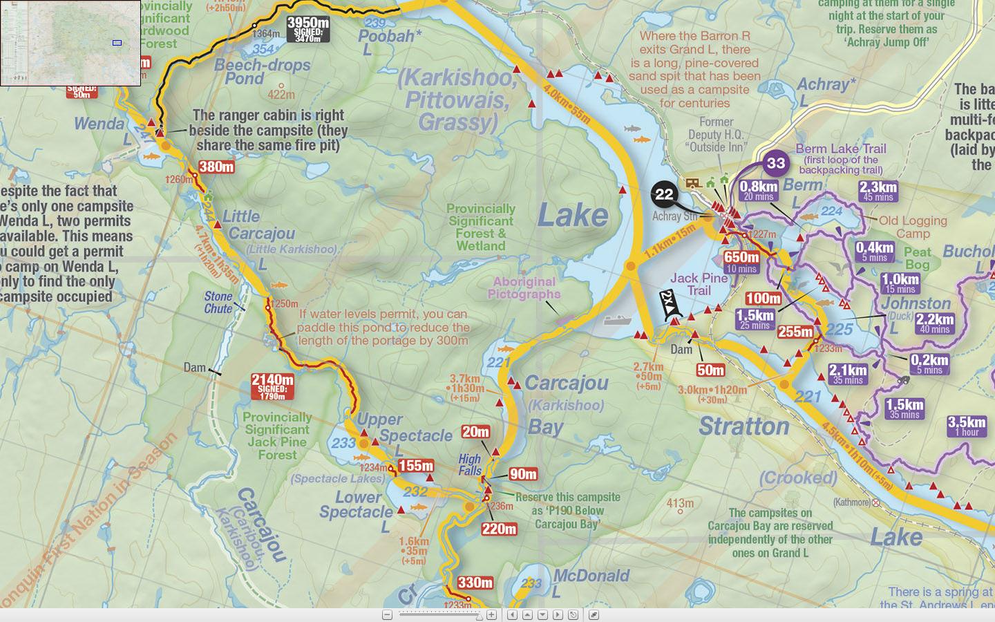 Cici Canoe: Jeff's Maps
