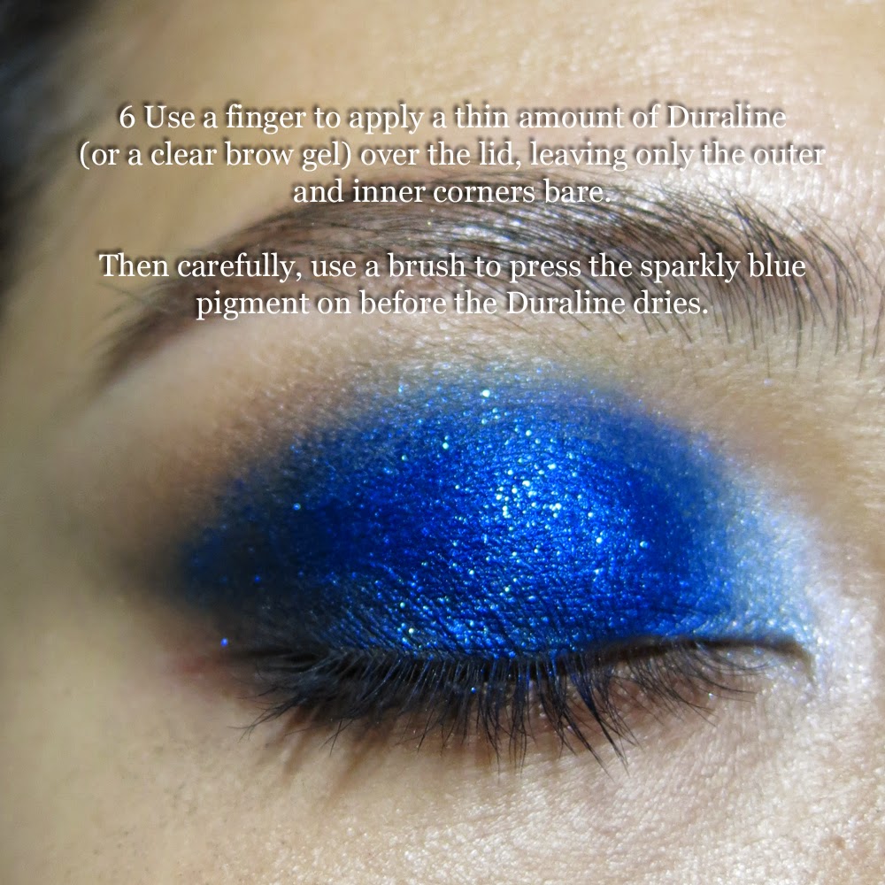 The Makeup Box: Sparkly Cobalt Blue Eye - with and without Freshlook ...