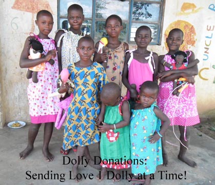 Dolly Donations: Dolls, Dresses and more given out in Uganda!