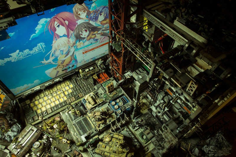 Breathtaking Diorama PC case Modified