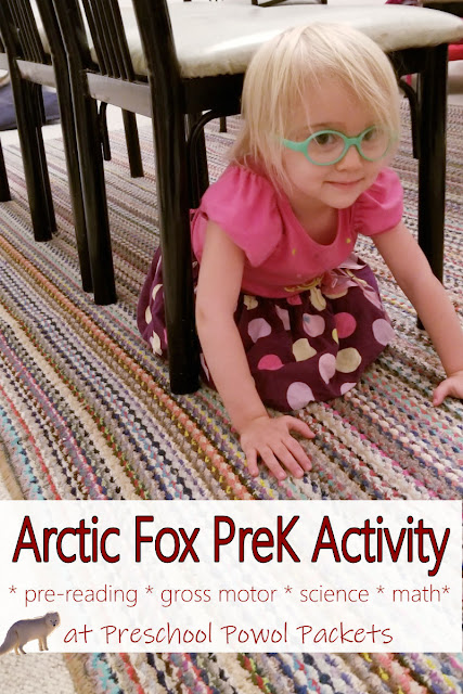 Arctic Fox Active Learning Preschool Activity | Preschool Powol Packets