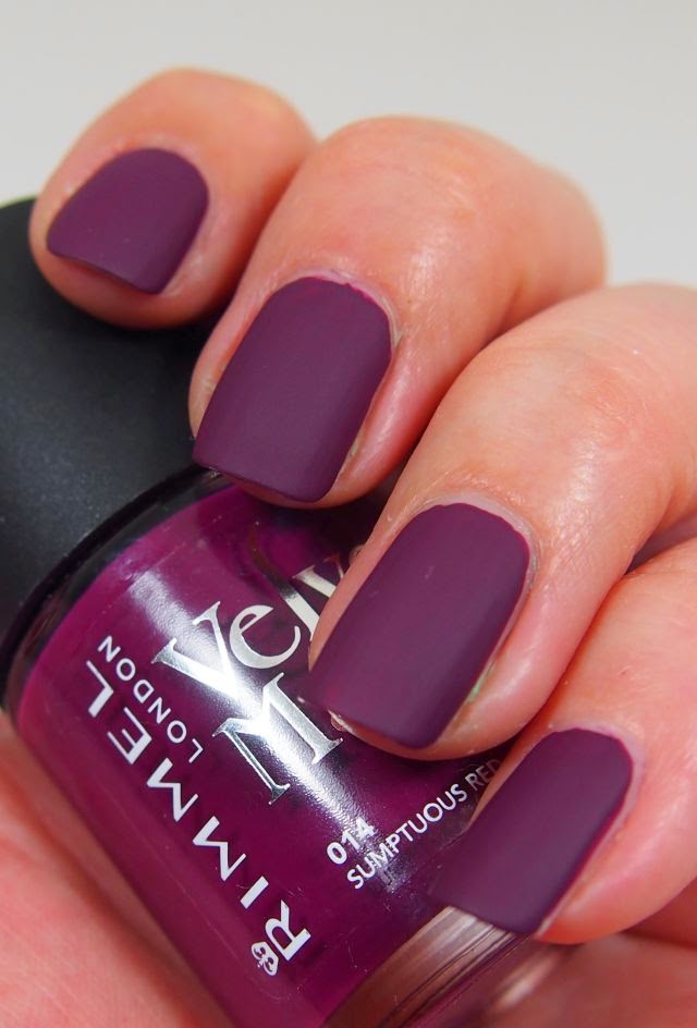 Did someone say nail polish?: Rimmel London Velvet Matte ~ Sumptuous Red
