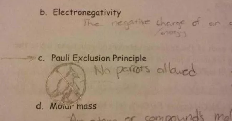 Students' Answers on Tests That Are Supposed to Be Funny