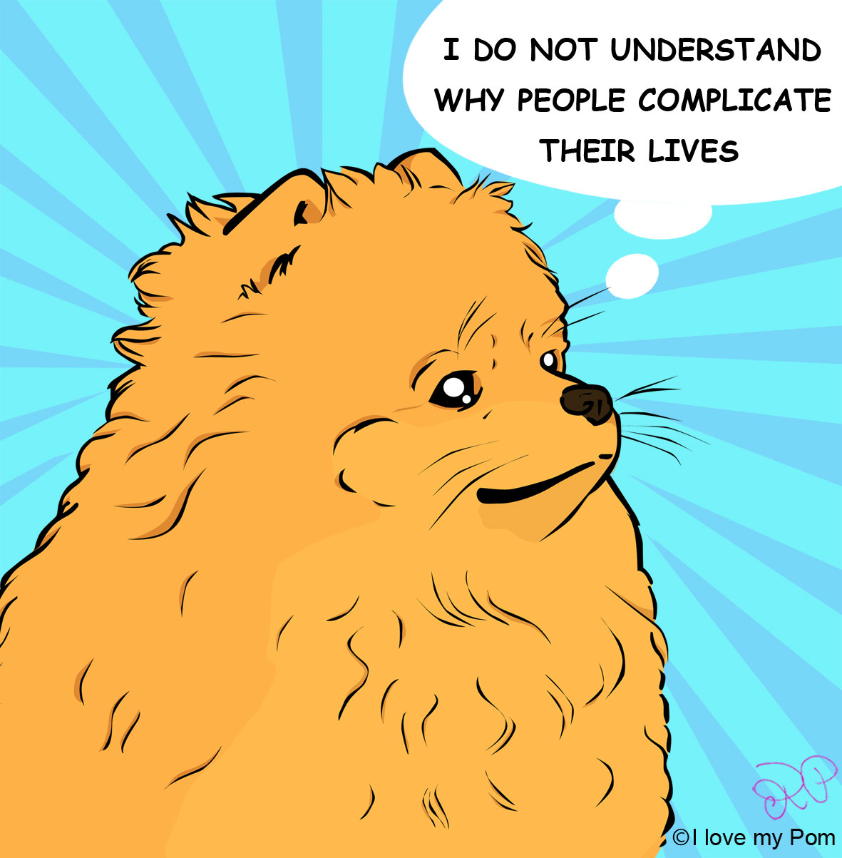 I love my Pom: Comics Cartoons