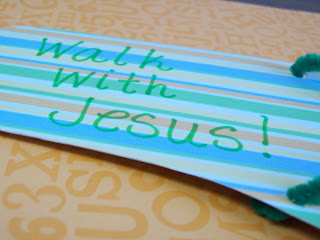 Through My "I"s: "Walk With Jesus" craft tutorial