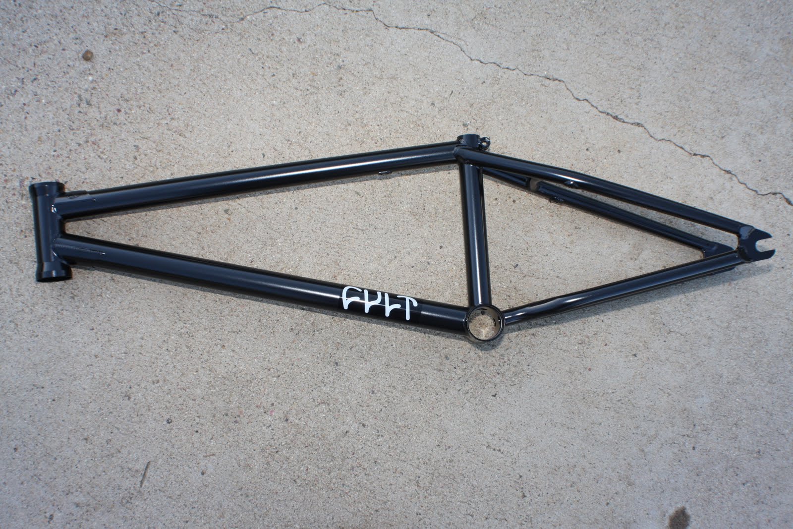 ALL DAY BMX SHOP: CULT OS FRAME $300 black,chrome,orange,raw