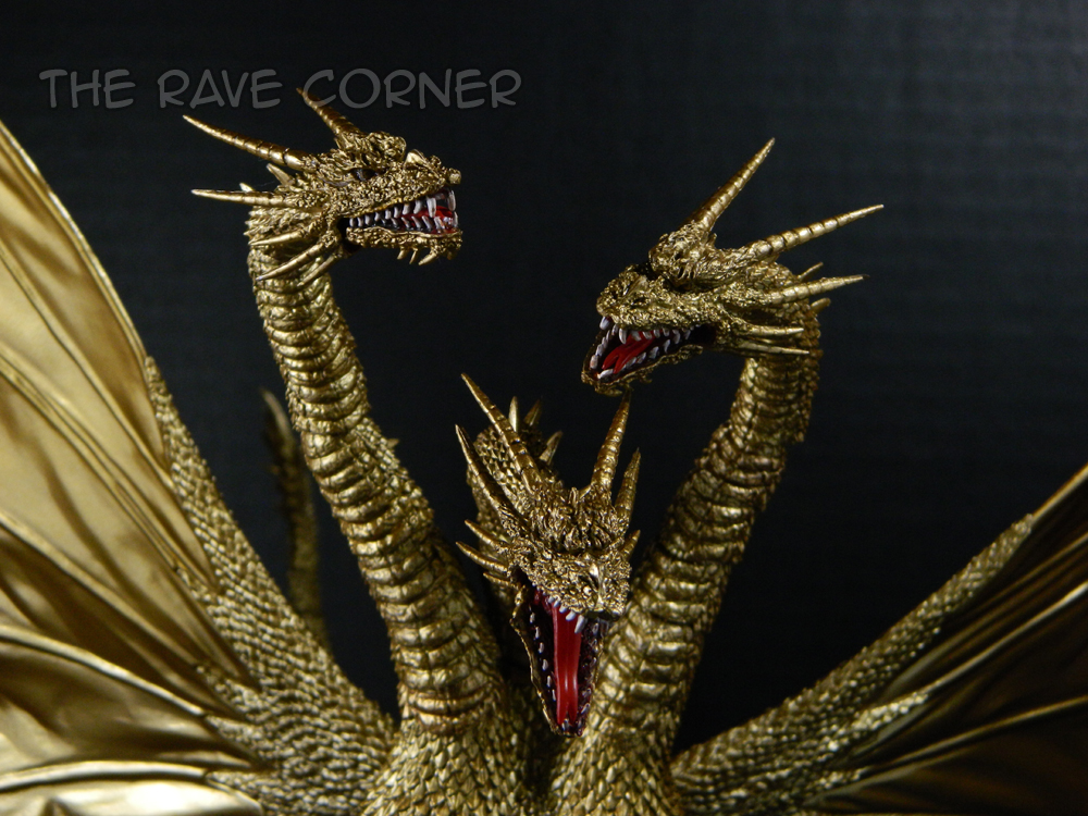 The Rave Corner: S.H. MonsterArts King Ghidorah Figure Review