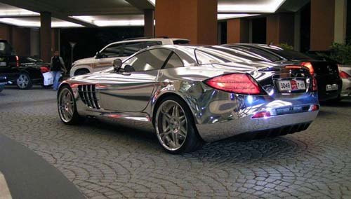 World Of Science: One of World Most Expensive Car-white Gold Mercedes Benz