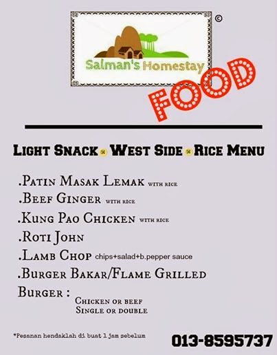 SALMAN'S HOMESTAY : MENU UTAMA