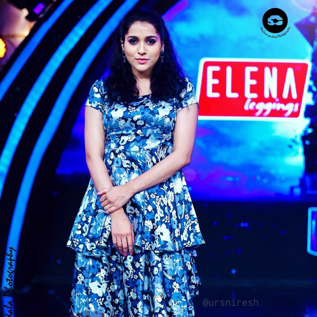 Rashmi Gautham from Dhee 10 Show Latest Stills