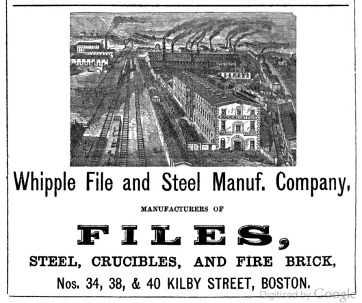American Made Files: Whipple File Manufacturing Co.