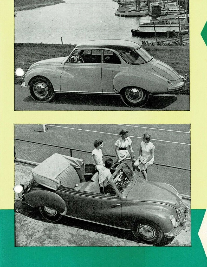 DKW Auto-Union Project: 1954 DKW F91 Dutch Brochure