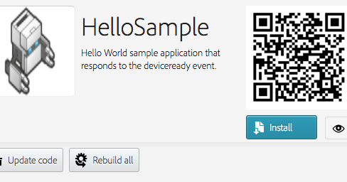 Programming Steps: PhoneGap Hello World (CLI, Local and Cloud)