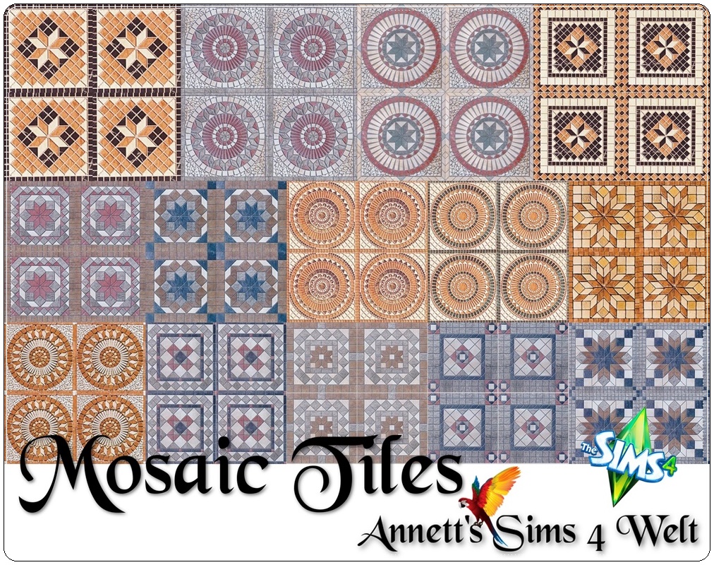 Annett's Sims 4 Welt: Mosaic Tiles