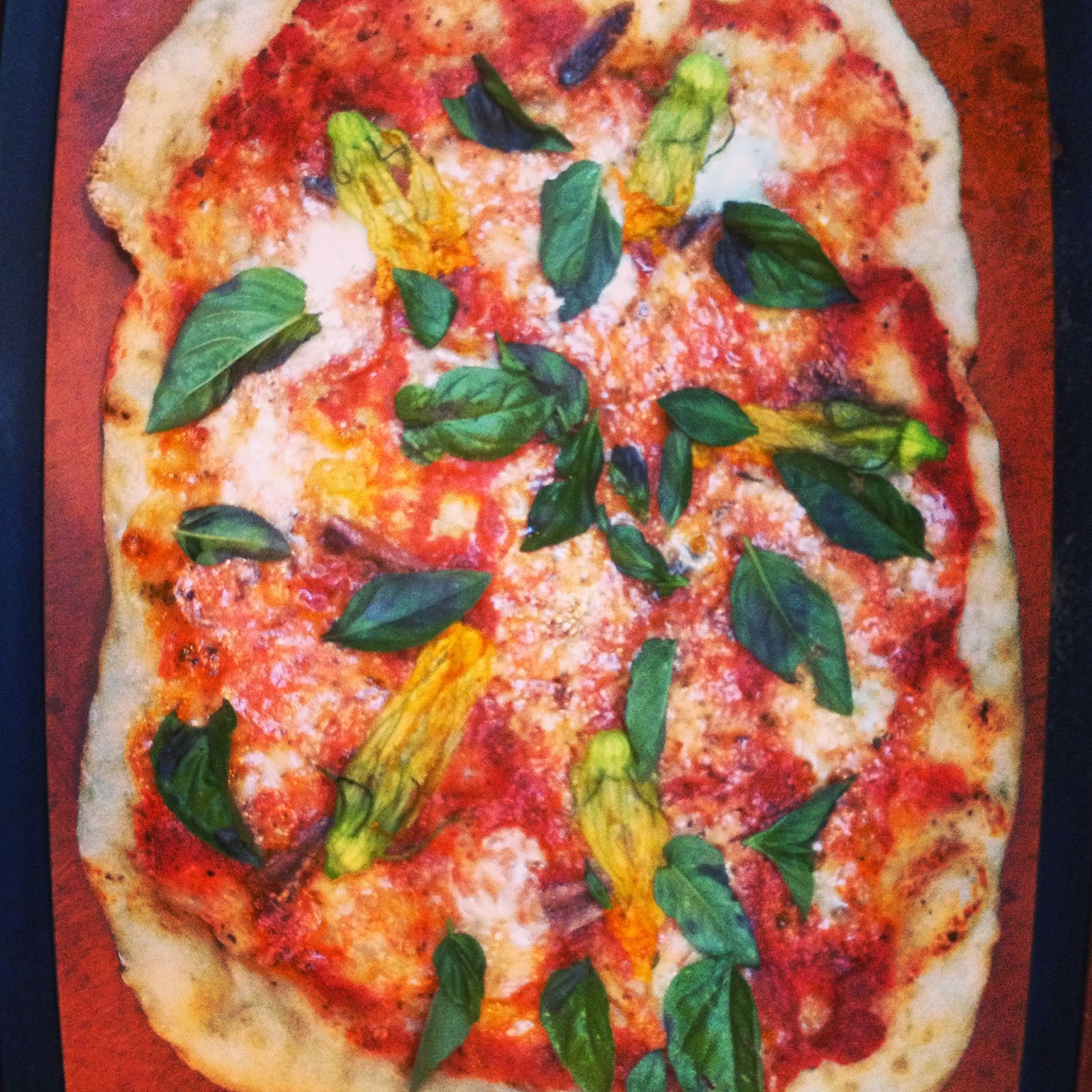 Fork Glass Play: Zucchini Flower Pizza alla Romana
