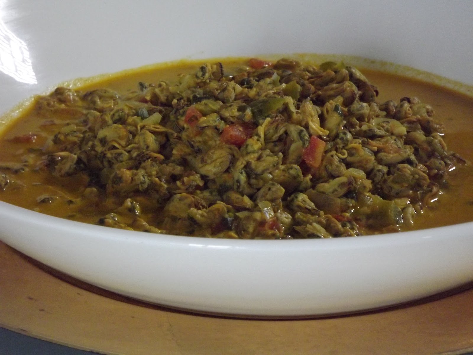 Tão simples quanto: Sururu ao leite de coco