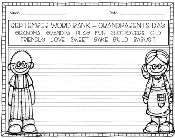 Just Wild About Teaching: Writing with Word Banks