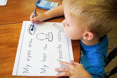 Mommy's Little Helper: All About Me Preschool Theme