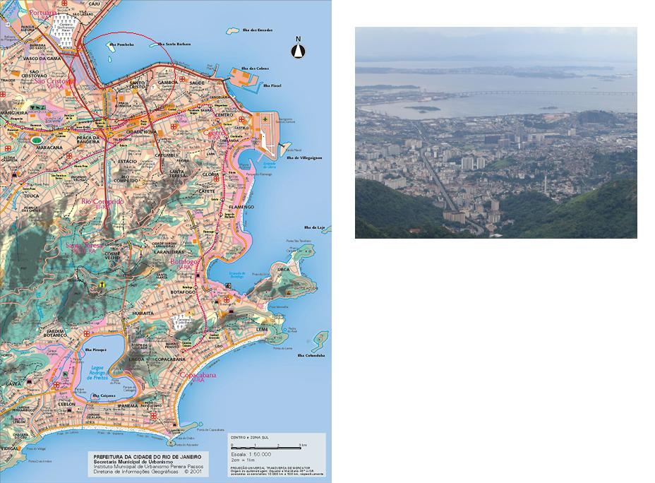 El hispanocarioca: Un mapa de Rio a partir del Cristo Redentor