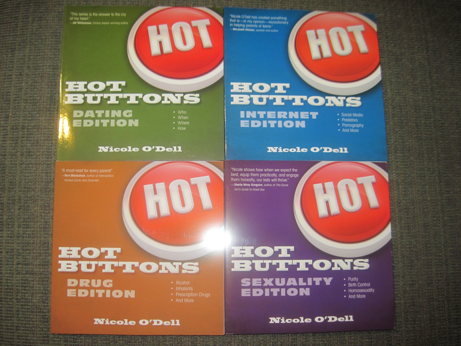 Saved Sister: What I'm Reading - The Hot Buttons Series