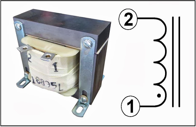 L/C Magnetics: Gapped inductor, 5 mH, 7 ADC, P/N 18895L