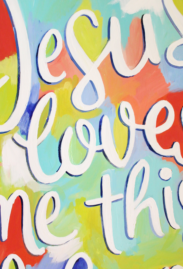 alisaburke: large scale lettering with makewells