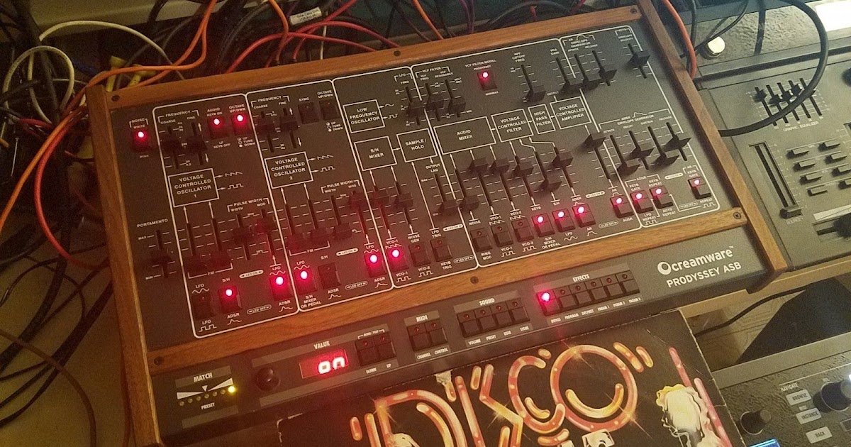 MATRIXSYNTH: Creamware Prodyssey, rare 12-voice ARP/Moog-inspired ...