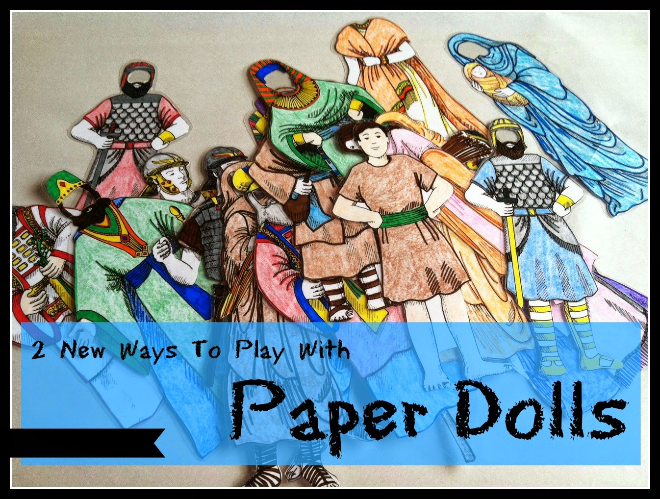 Sunshine by Channon: 2 New Ways To Play With Paper Dolls