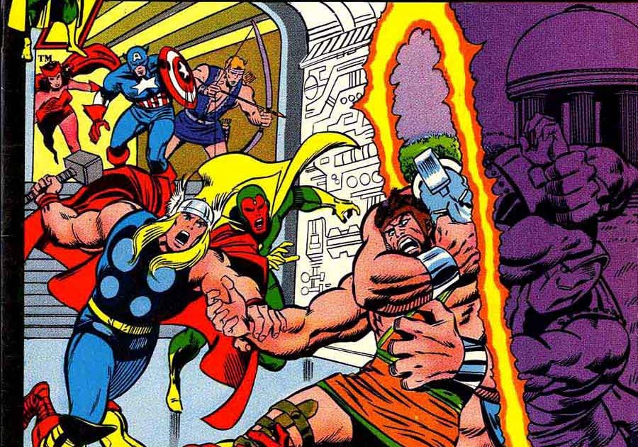 Avengers #99 - Barry Windsor Smith art & cover - Pencil Ink