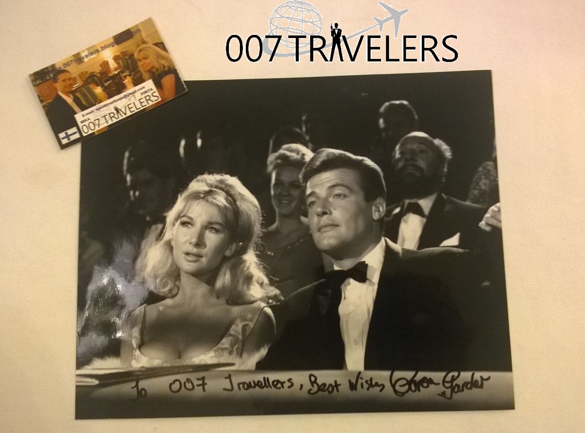 007 Related item: The Saint photo of Caron Gardner with autograph and ...