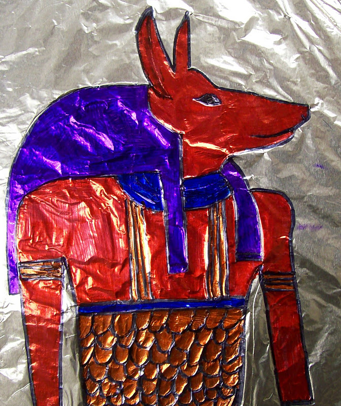 Art at Midway Middle School: Egyptian Gods and Goddesses