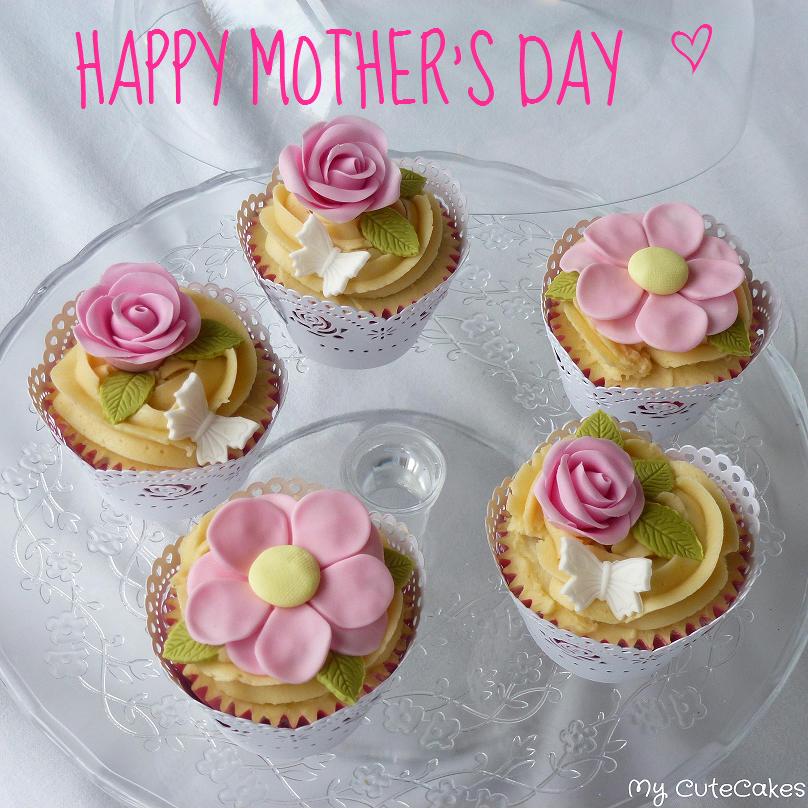 Raquel's Kitchen - english version-: Mis Cupcakes para el día de la madre!