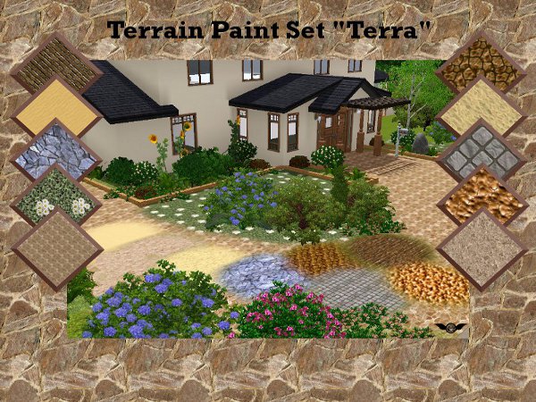 Terrain Paint Set "Terra" by Engelchen