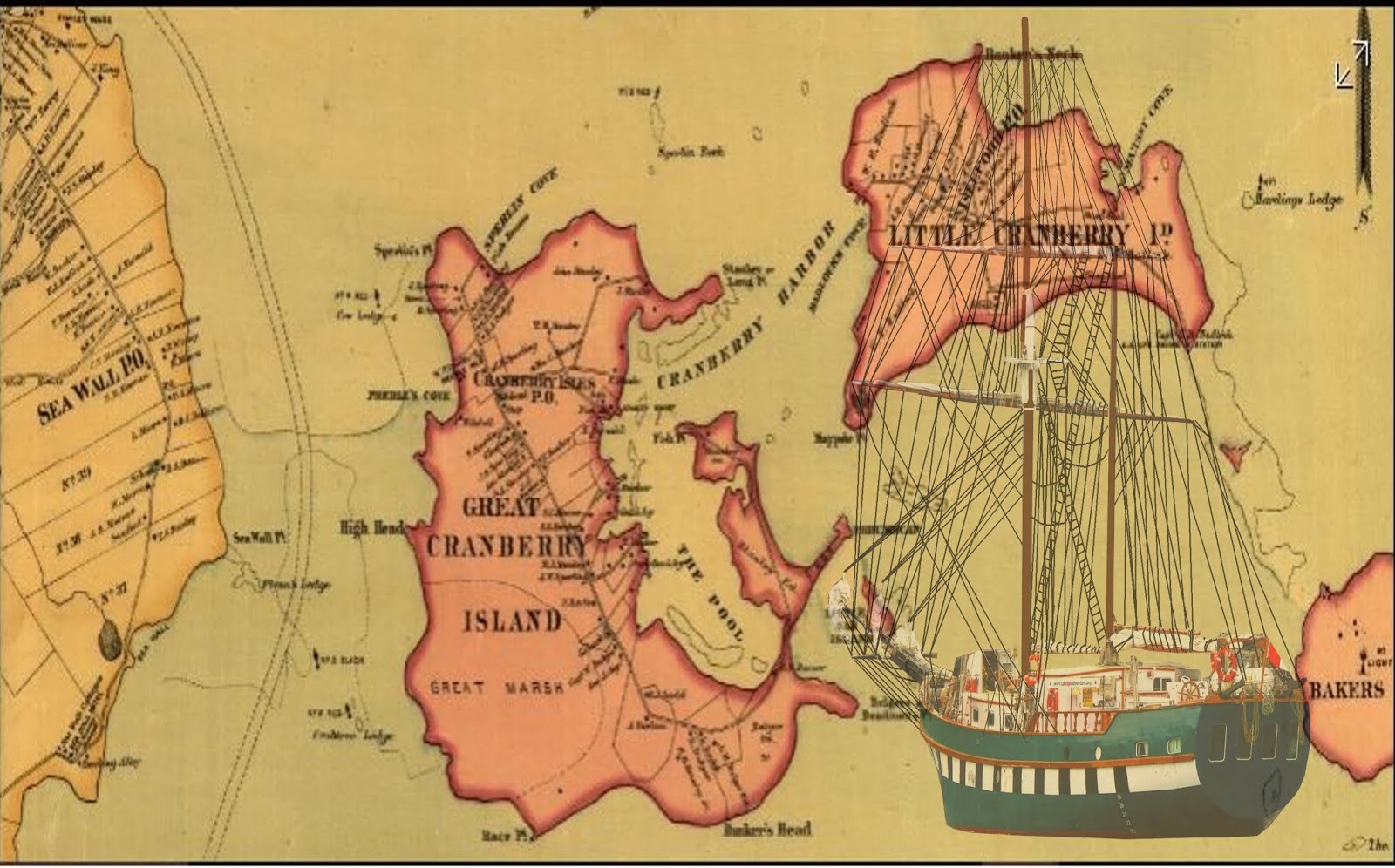 OLD MAPS OF ACADIA NATIONAL PARK: 2016