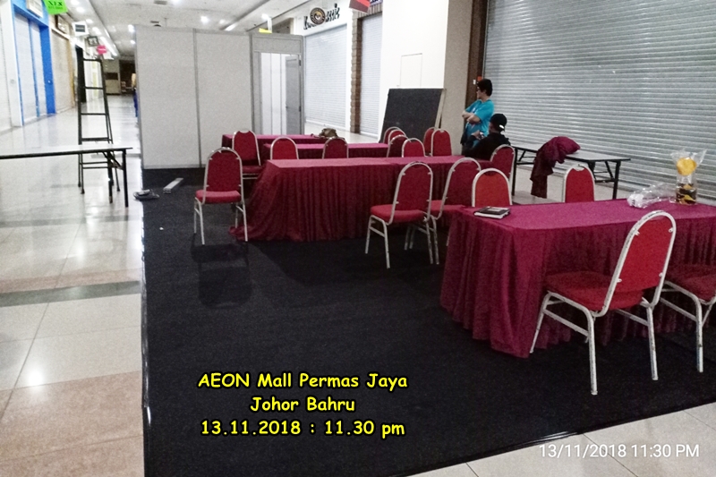 Hj. Zulheimy Ma'amor: 2018 - AEON PERMAS JAYA, PERMAS JAYA JOHOR BAHRU