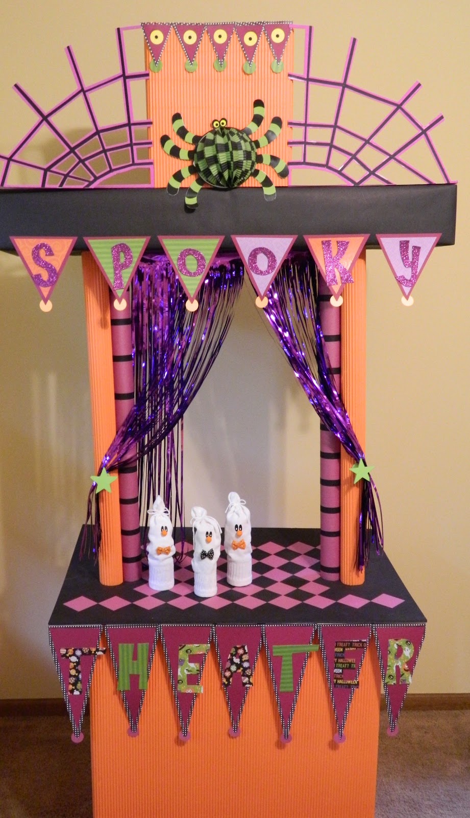 What Happens at Grandma's: Spooky Theater and Ghost Puppet Instructions