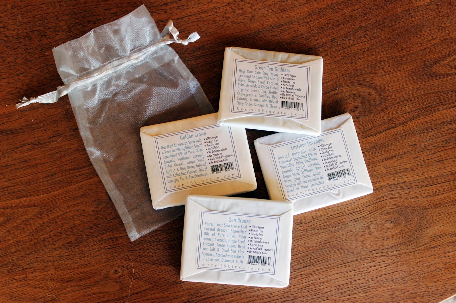 Glazed Over Beauty: Keomi Skincare - All Natural Organic Soap
