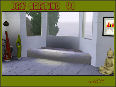 My Sims 3 Blog: Sitting In Landscapes: Bay Window Seating by WOE