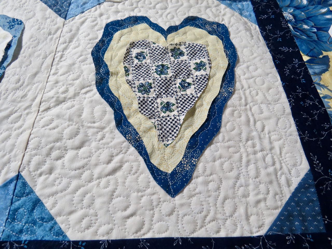 The Harlan Valley Quilters: Comfort Quilt......Frayed Edge Hearts 2