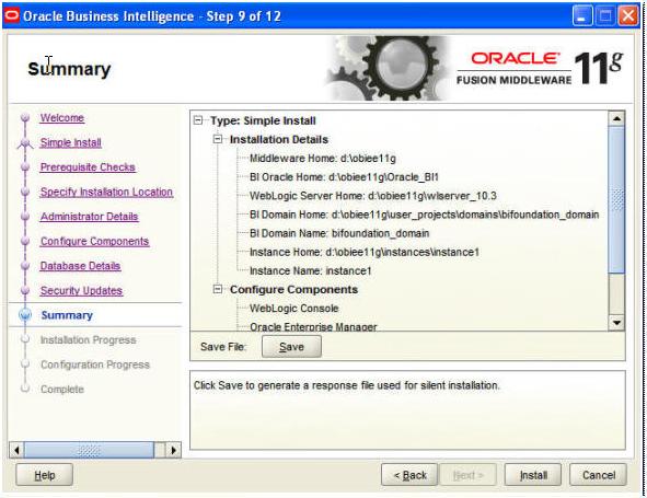 Oracle Business Intelligence(OBIEE)::Allam's: OBIEE 11g installation on Windows XP