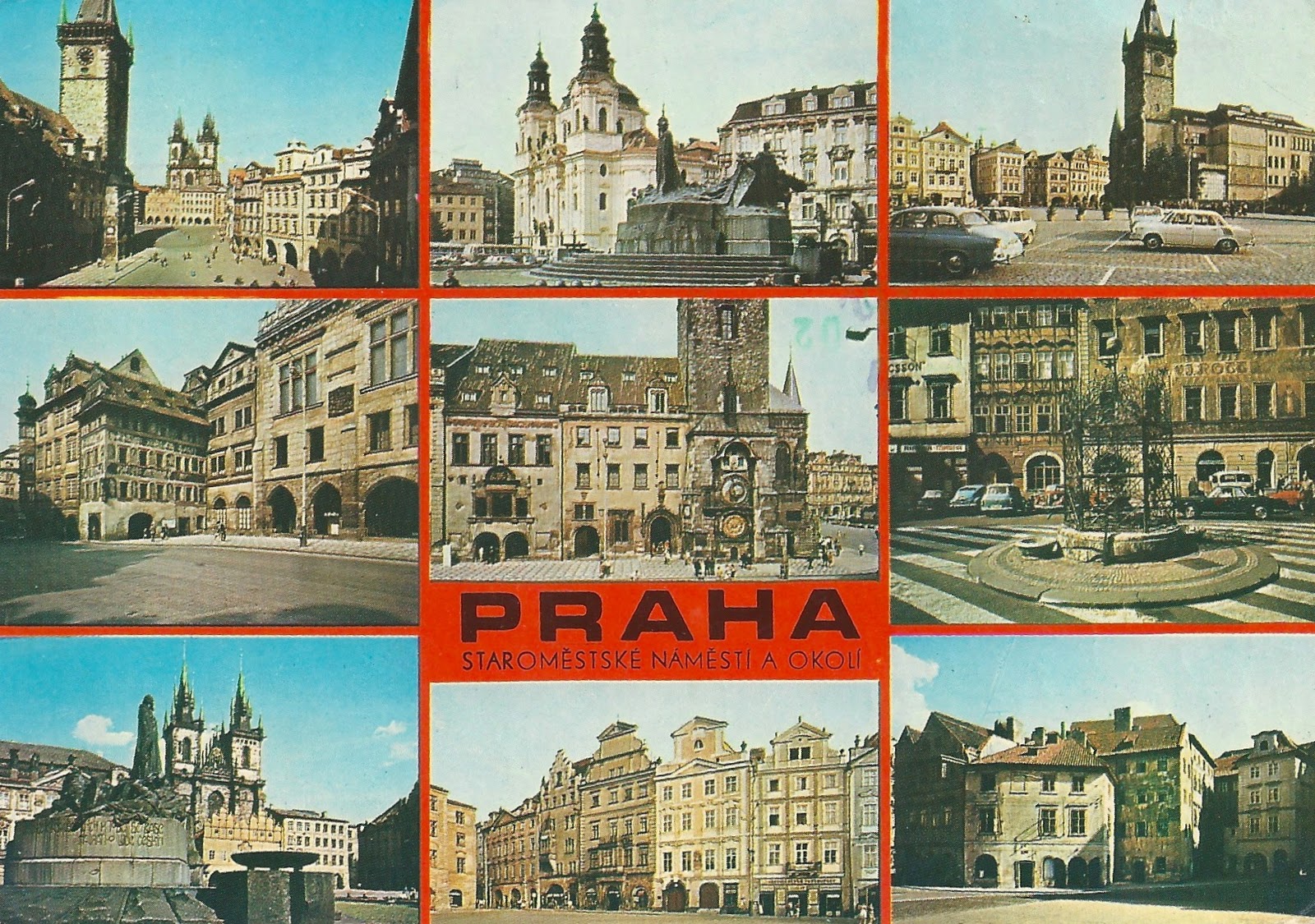 My Favorite Postcards: Praha, Czechoslovakia, (Prague, Czech Republic)